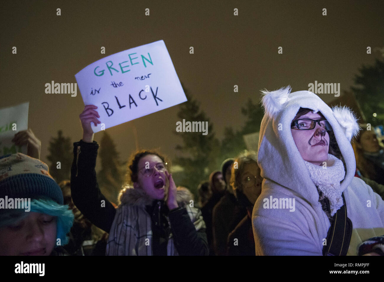 Protect the earth protest hi-res stock photography and images - Alamy