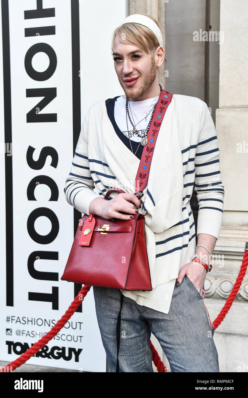 London, UK. 15th Feb, 2019. Lewis-Duncan weedon attend Fashion Scout ...