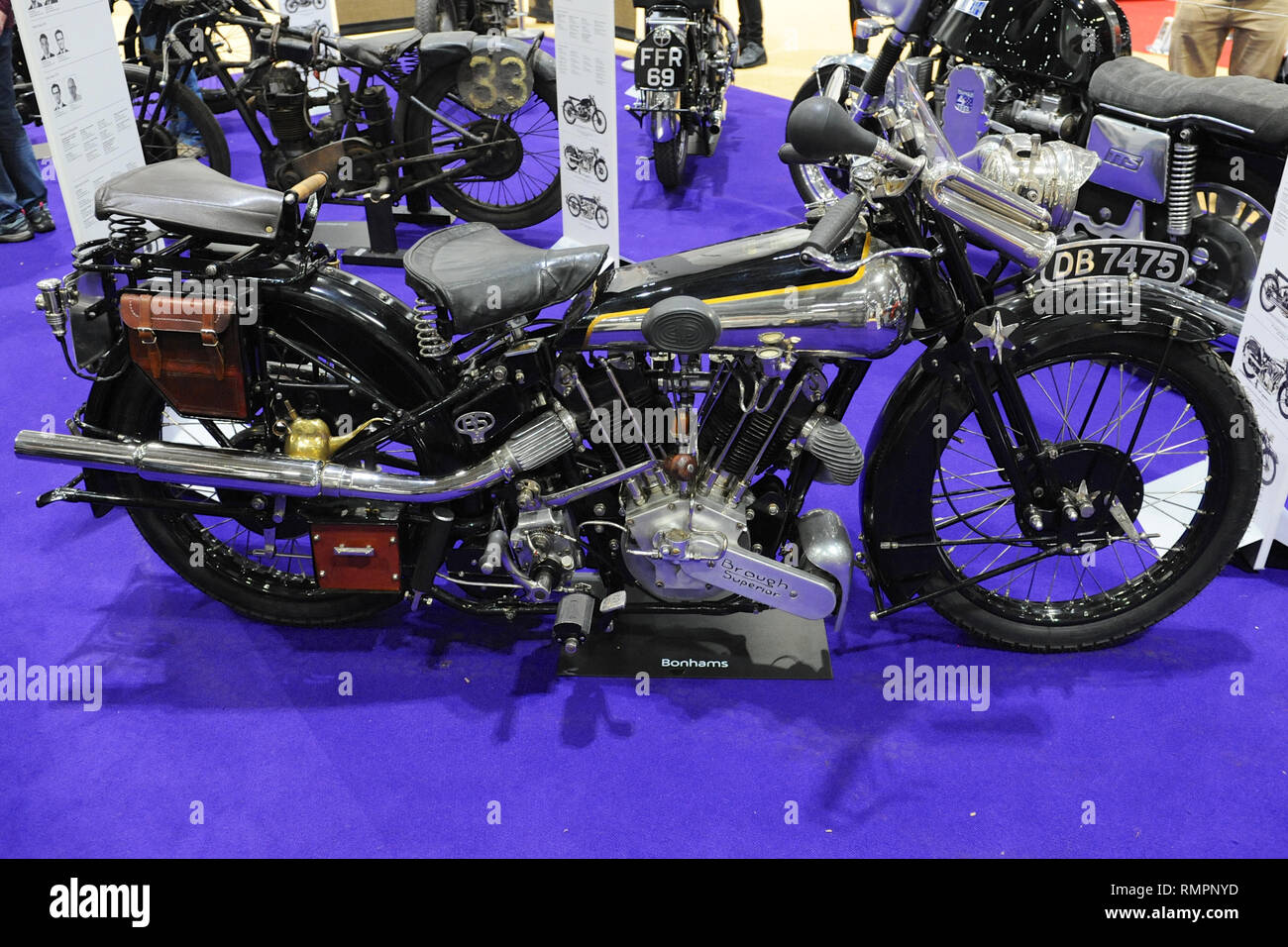 Brough superior classic motorcycle hi-res stock photography and images ...