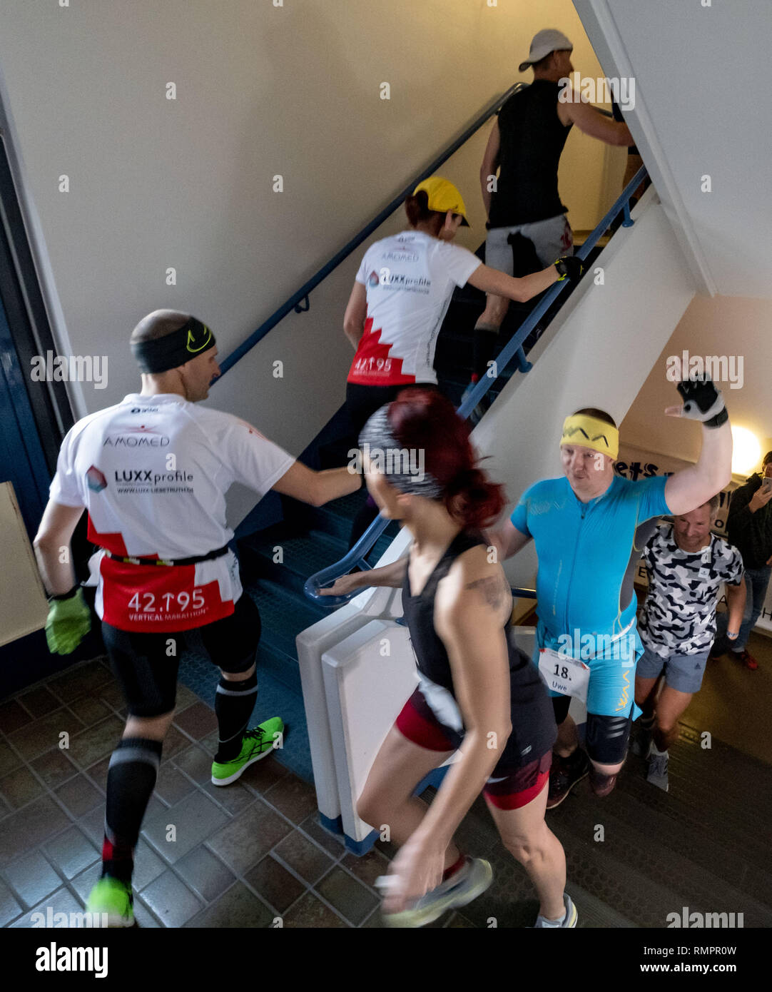 Stairwell in high rise building hi-res stock photography and images - Alamy