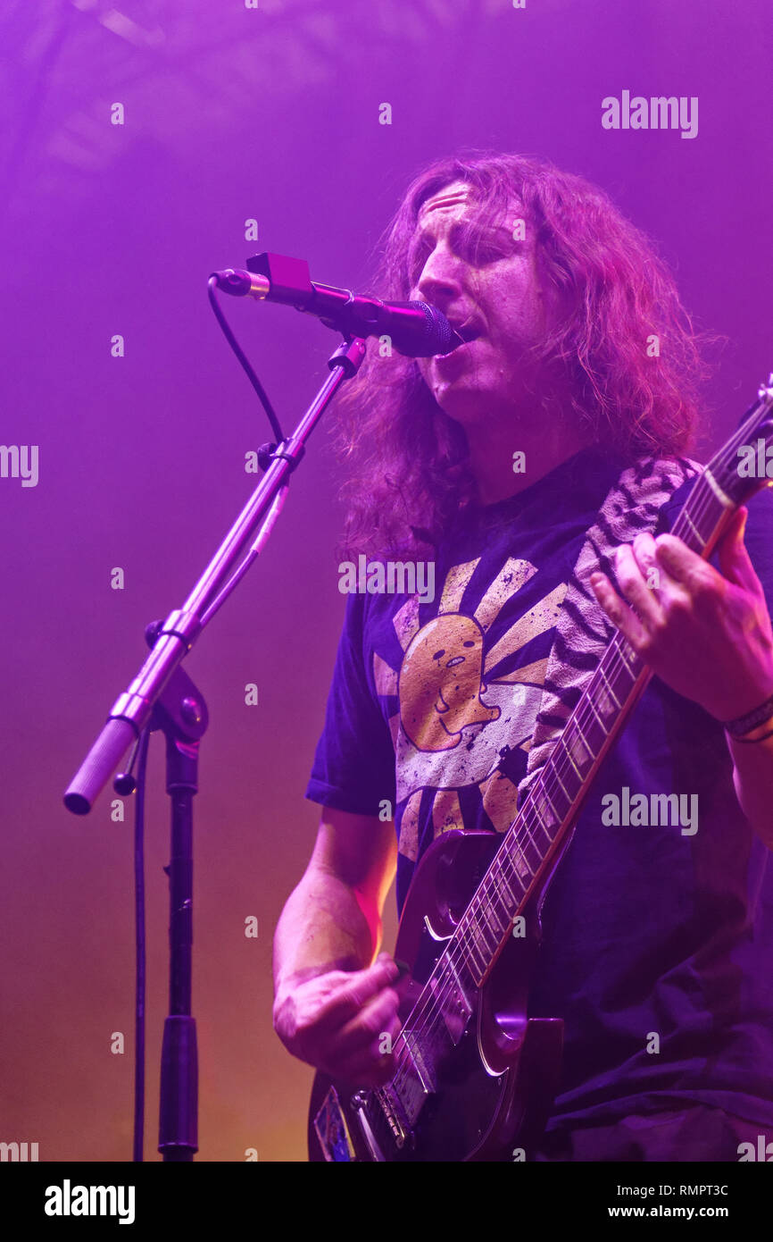 Paris, France. 15th Feb, 2019. Fetus (guitar) - Ultra Vomit performs on ...