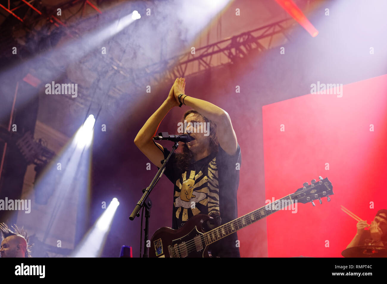 Paris, France. 15th Feb, 2019. Fetus (guitar) - Ultra Vomit performs on ...