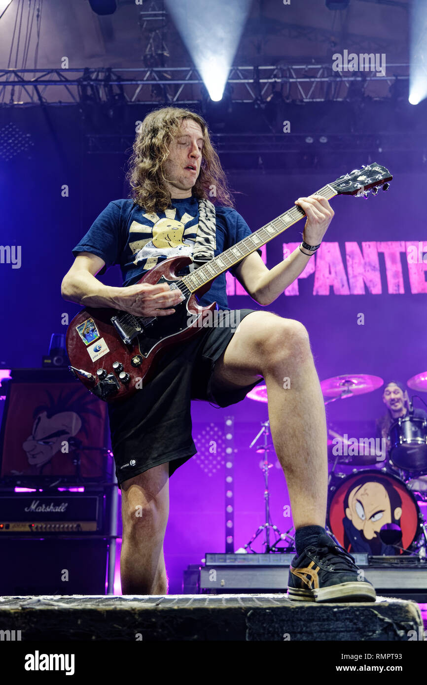 Paris, France. 15th Feb, 2019. Fetus (guitar) - Ultra Vomit performs on ...