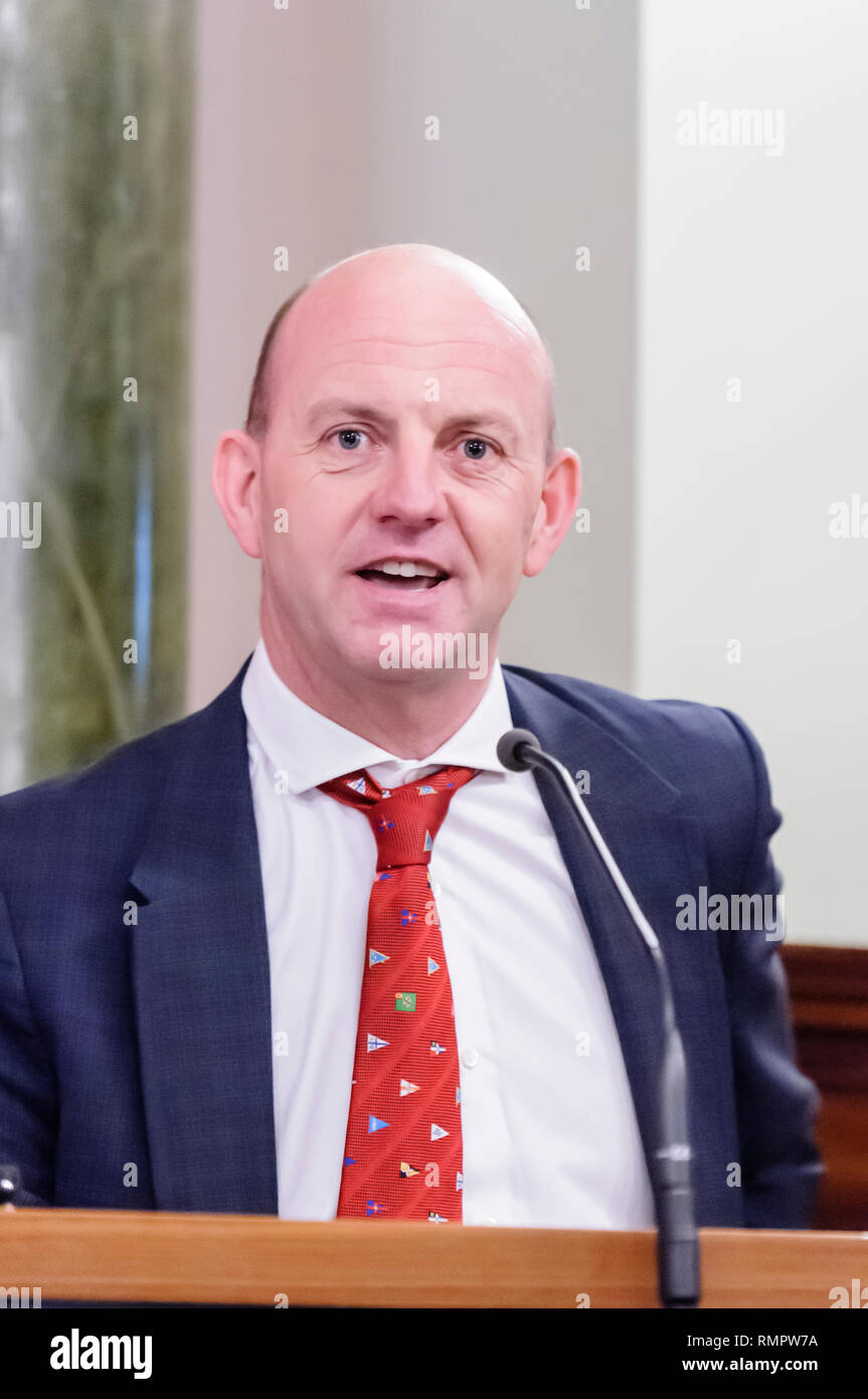 Belfast, Northern Ireland, UK. 15/02/2019 - Ian Walker MBE, double ...