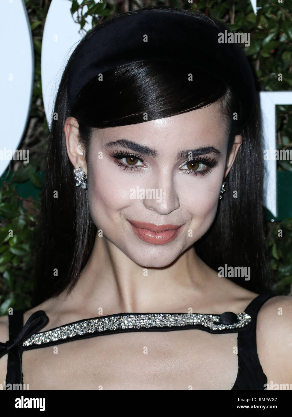 LOS ANGELES, CA, USA - FEBRUARY 15: Actress Sofia Carson arrives at ...