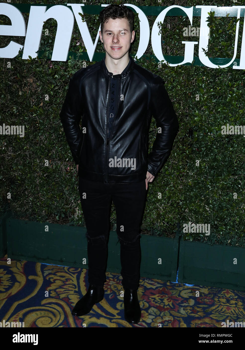 LOS ANGELES, CA, USA - FEBRUARY 15: Actor Nolan Gould arrives at Teen ...