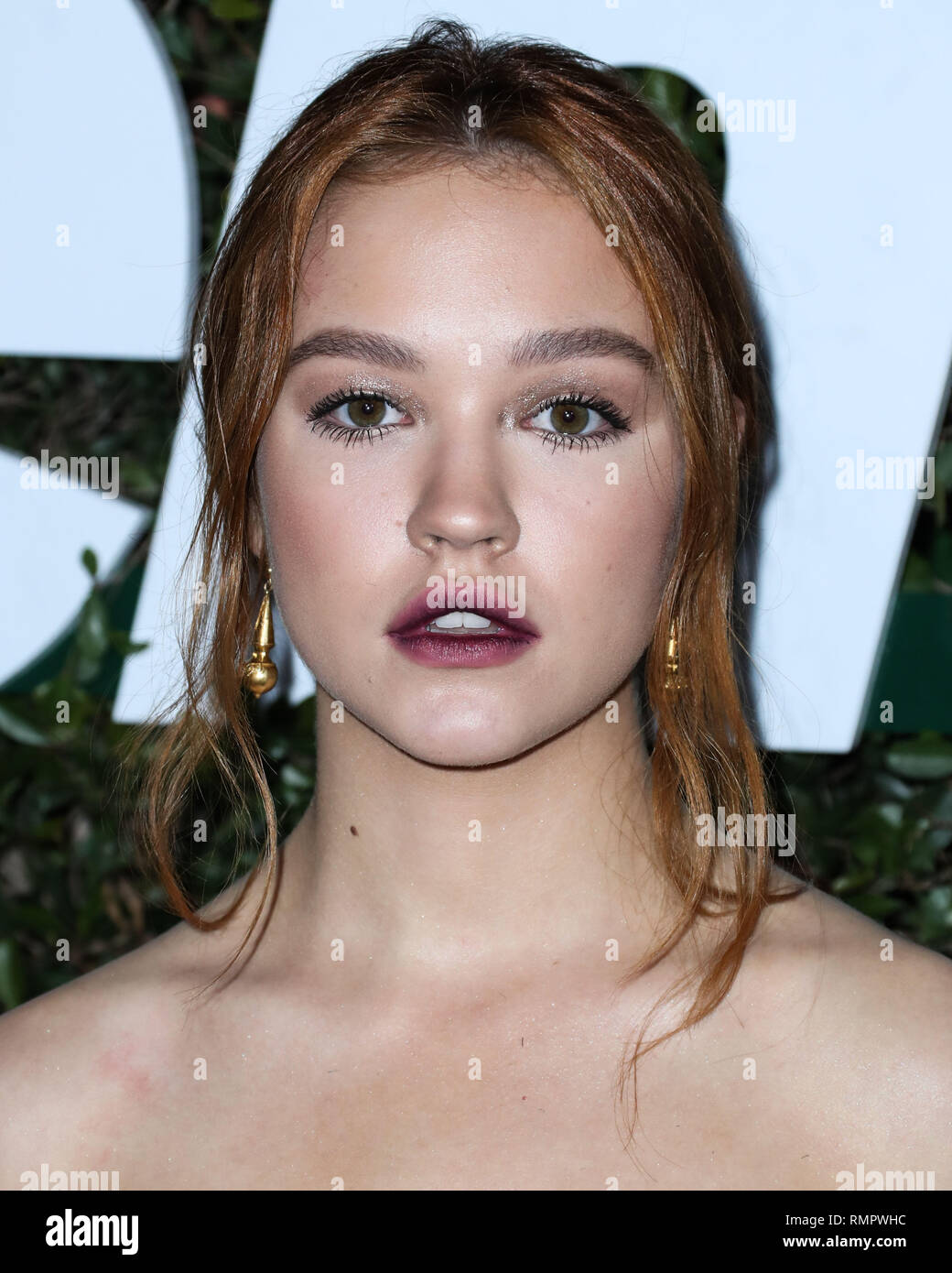 LOS ANGELES, CA, USA - FEBRUARY 15: Actress Sadie Stanley arrives at ...