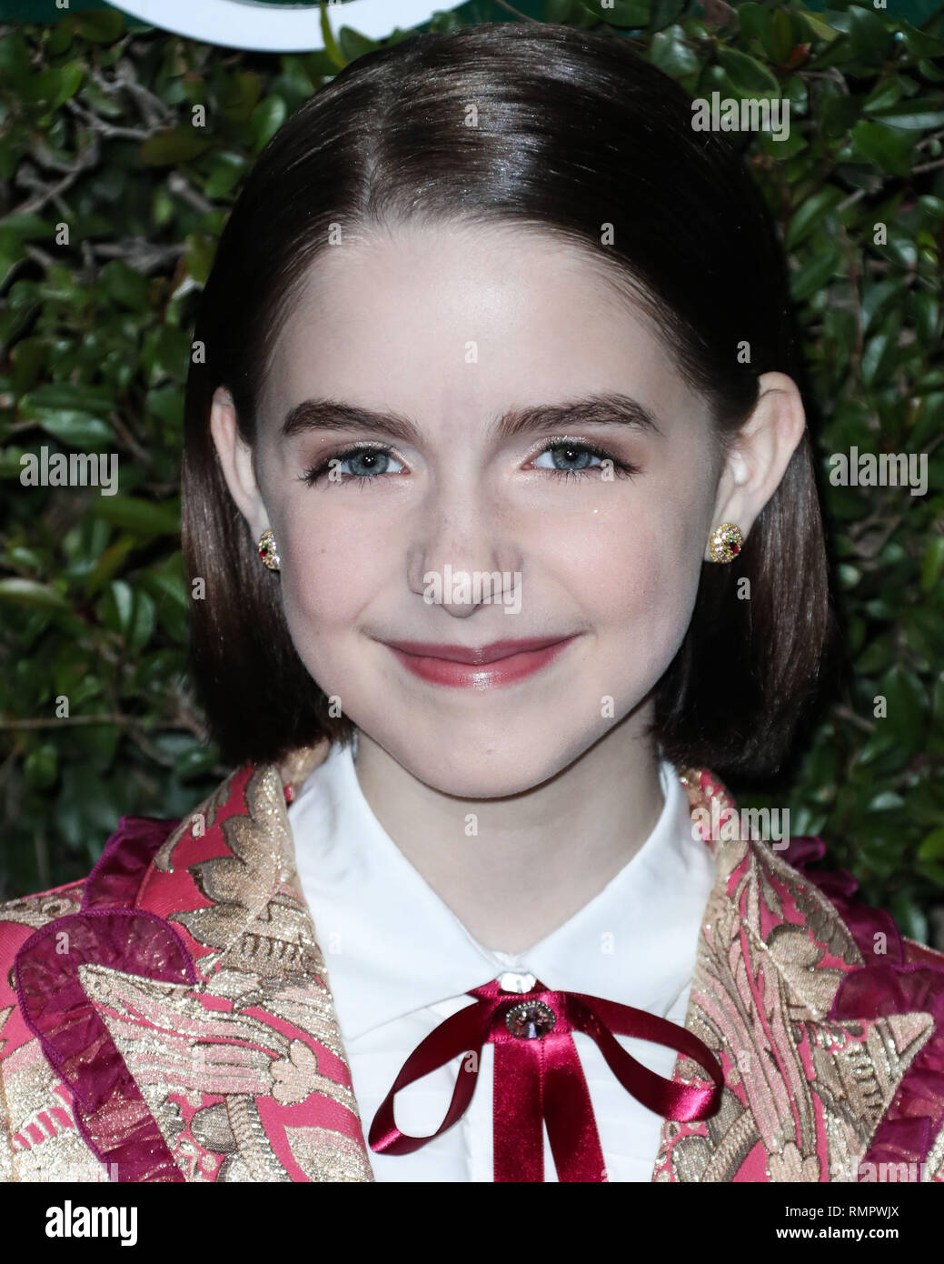 LOS ANGELES, CA, USA - FEBRUARY 15: Actress Mckenna Grace arrives at ...