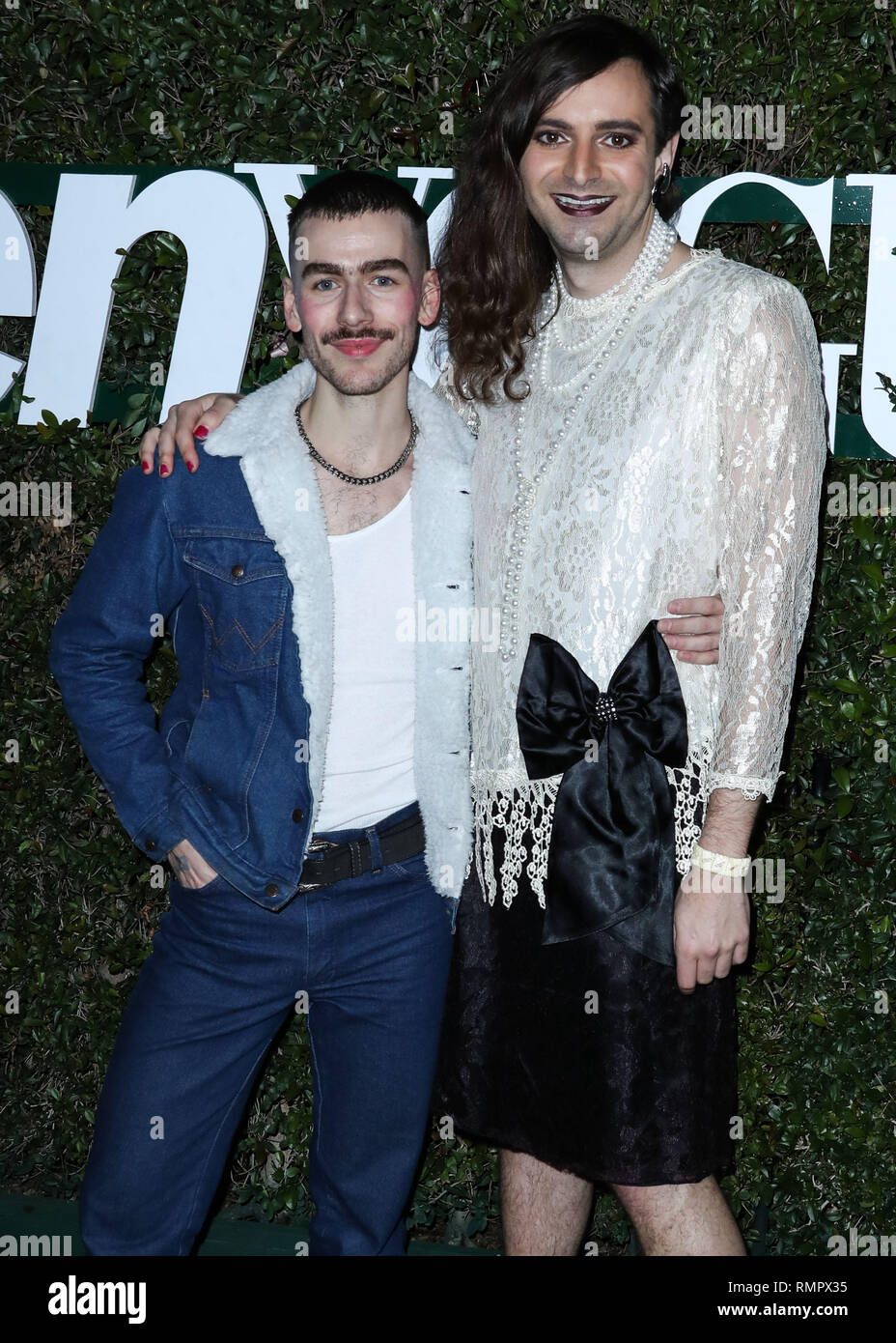 LOS ANGELES, CA, USA - FEBRUARY 15: Jacob Tobia arrive at Teen Vogue's 2019 Young Hollywood ...