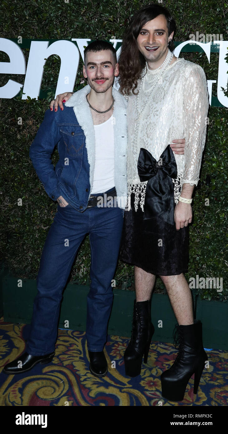 LOS ANGELES, CA, USA - FEBRUARY 15: Jacob Tobia arrive at Teen Vogue's ...