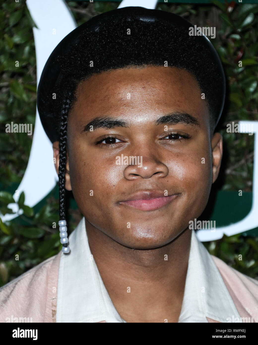 LOS ANGELES, CA, USA - FEBRUARY 15: Actor Chosen Jacobs arrives at Teen ...