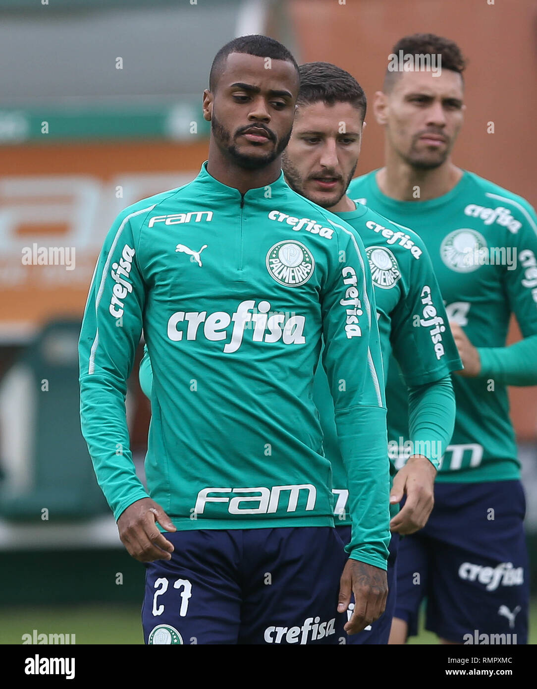 SÃO PAULO, SP - 16.02.2019: TREINO DO PALMEIRAS - The player Felipe ...