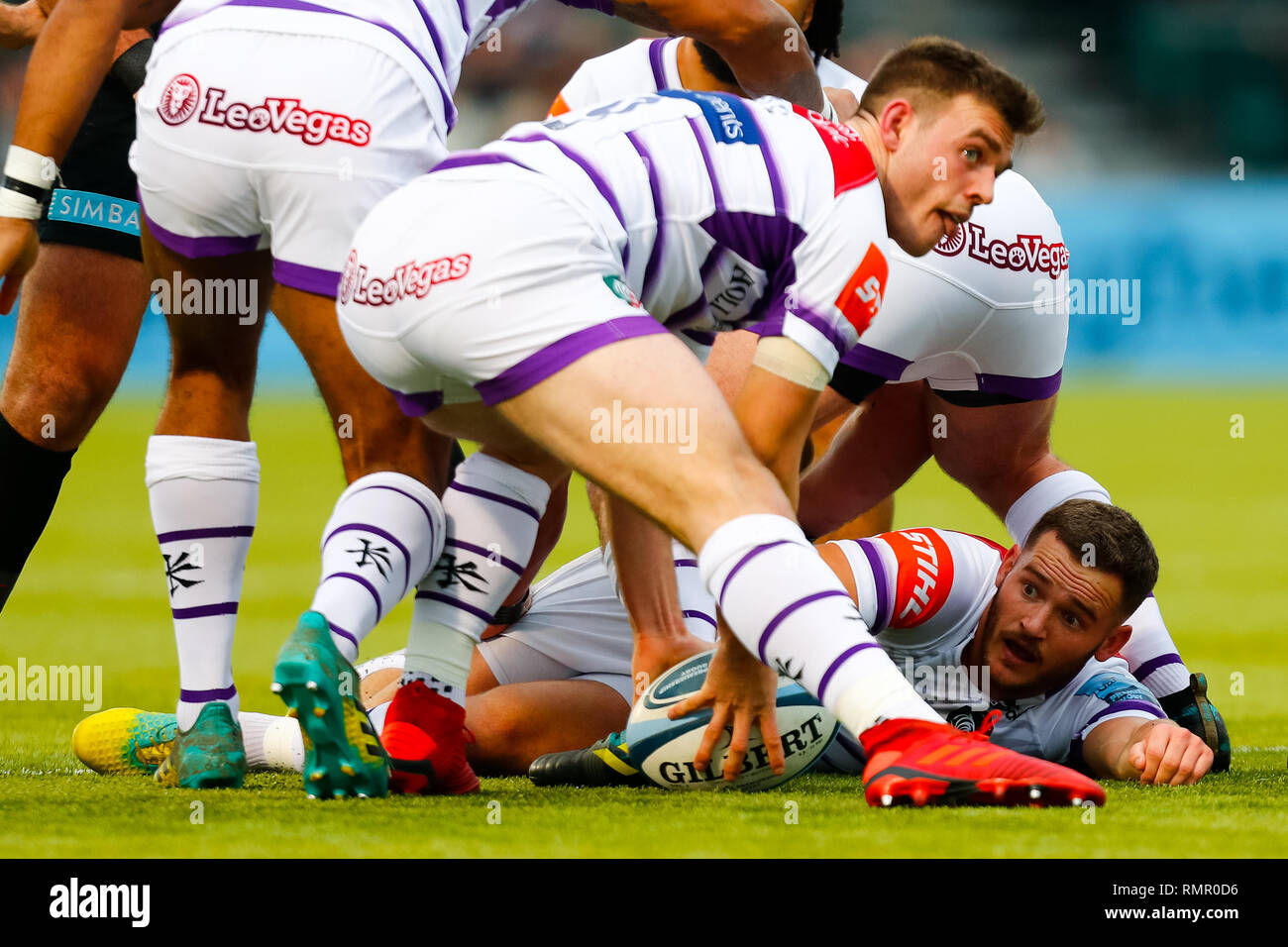 Allianz Park, London, UK. 16th Feb, 2019. Gallagher Premiership Rugby ...