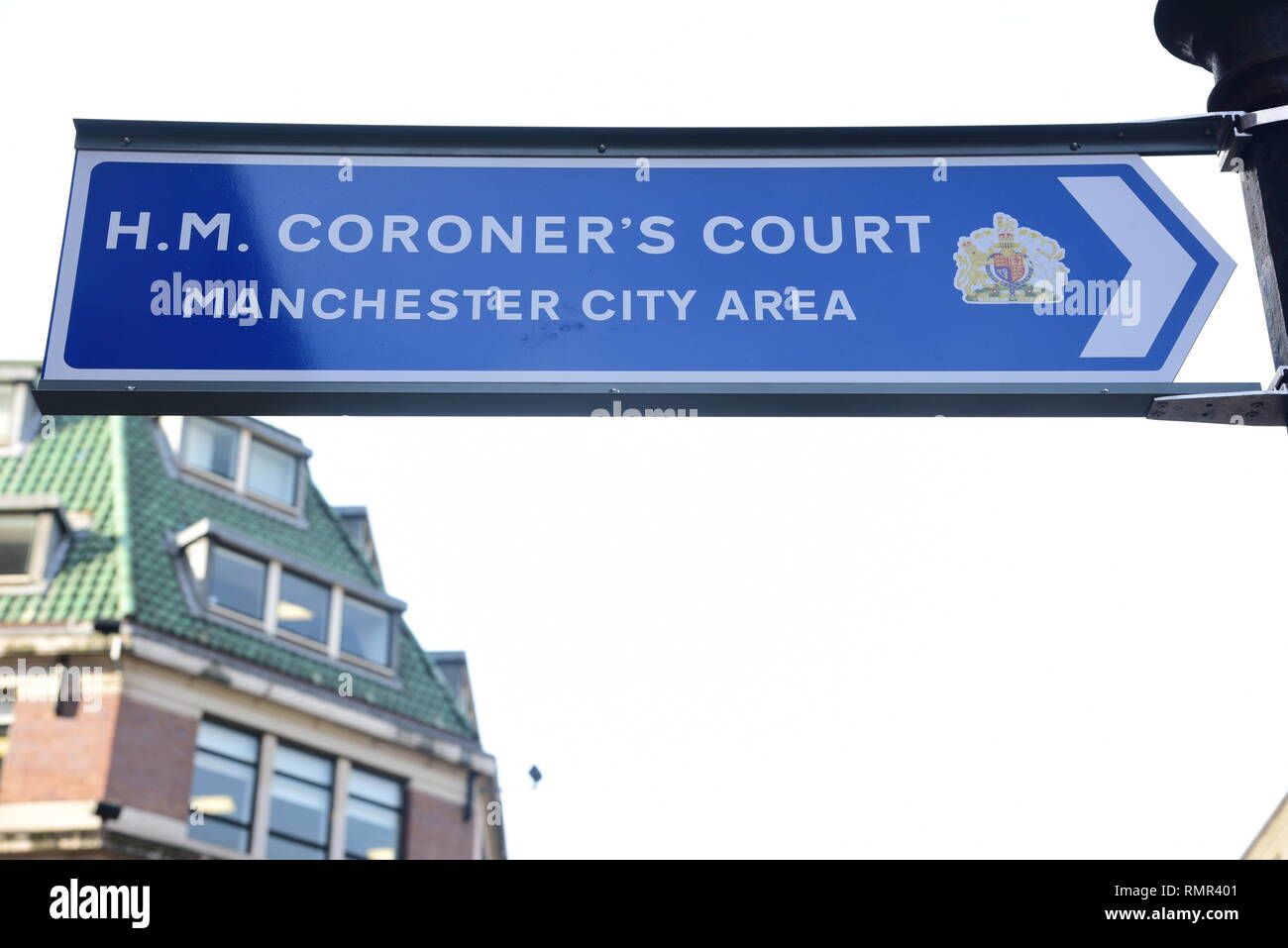Coroners Court sign Stock Photo - Alamy