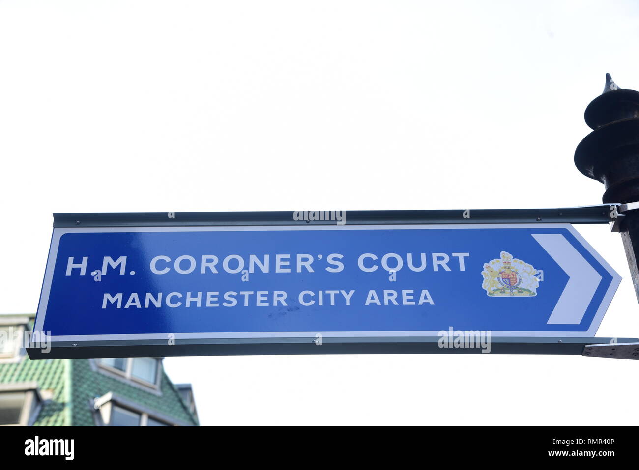 Coroners Court sign Stock Photo - Alamy