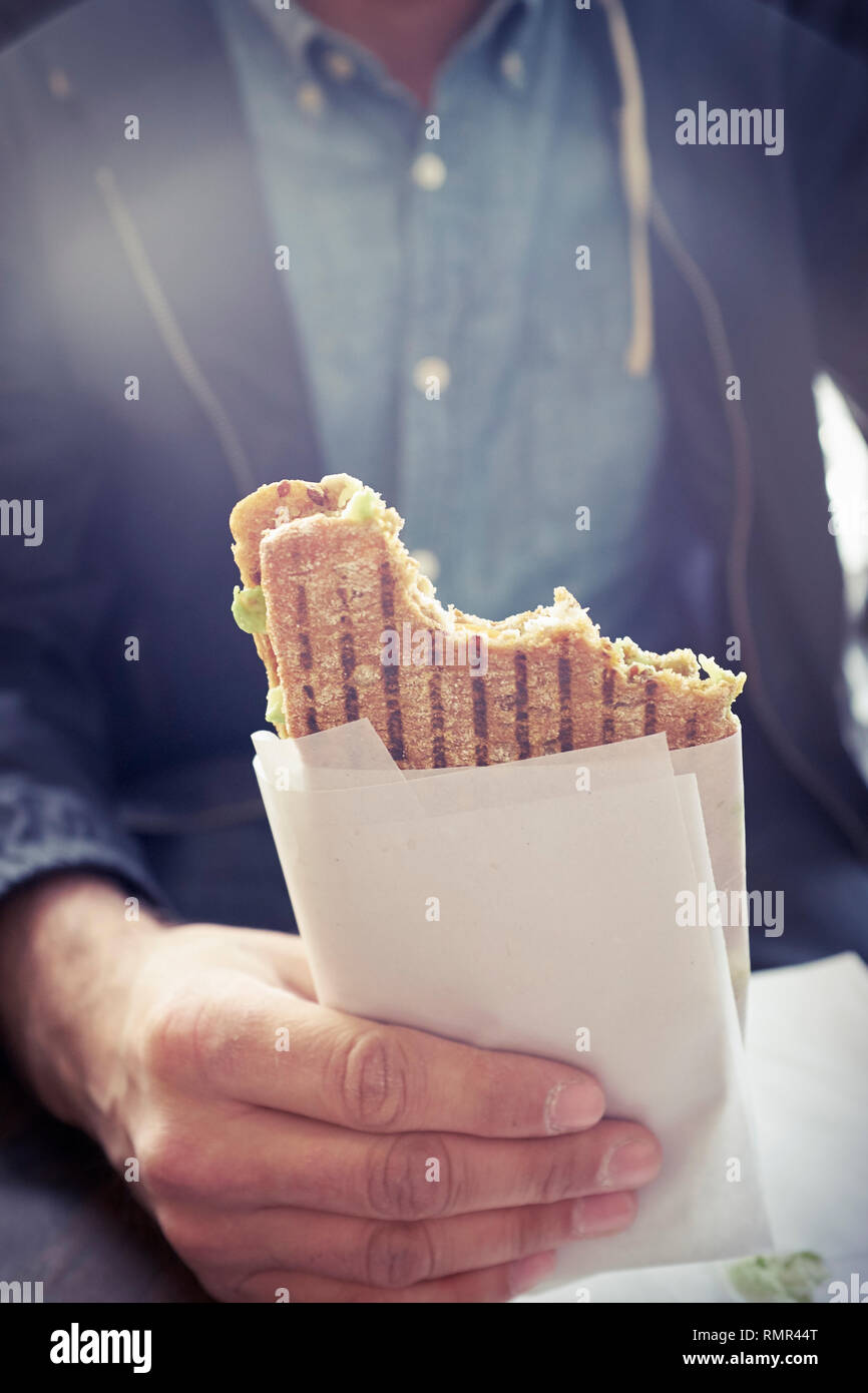 Human sandwich hi-res stock photography and images - Alamy