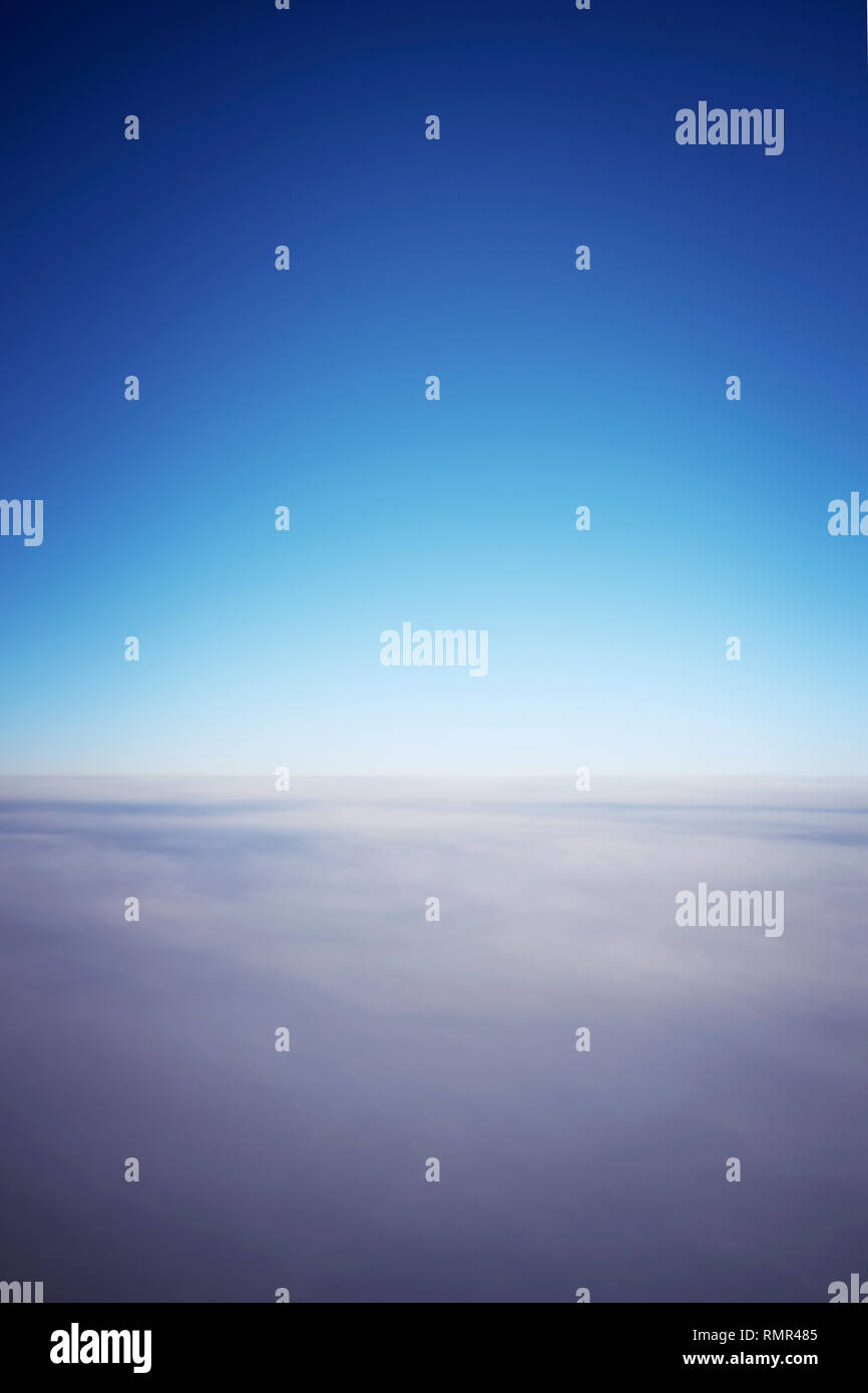 Aerial view of sky and clouds Stock Photo - Alamy