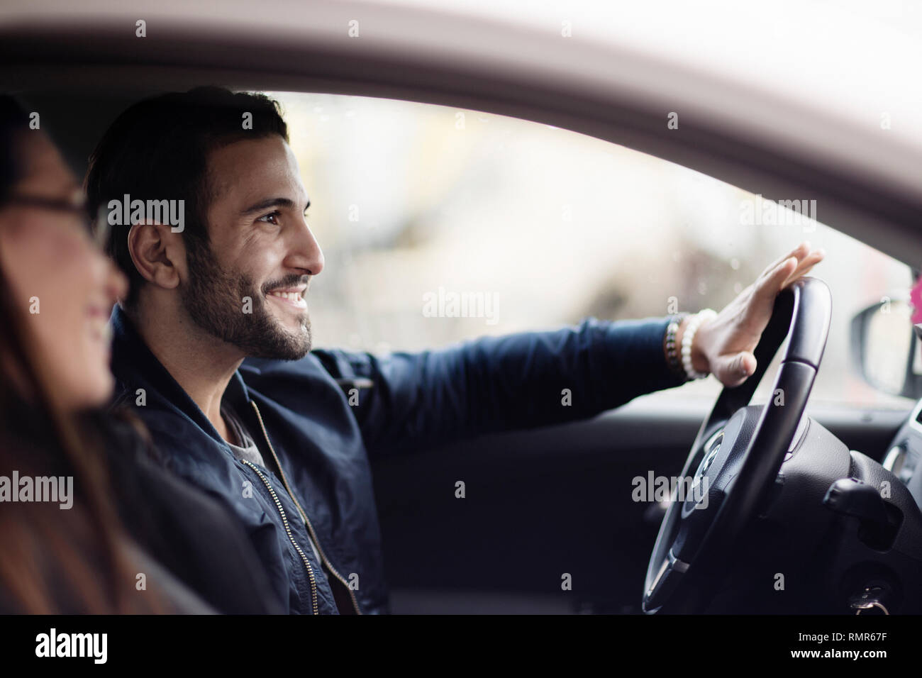 Two men drive in car hi-res stock photography and images - Alamy
