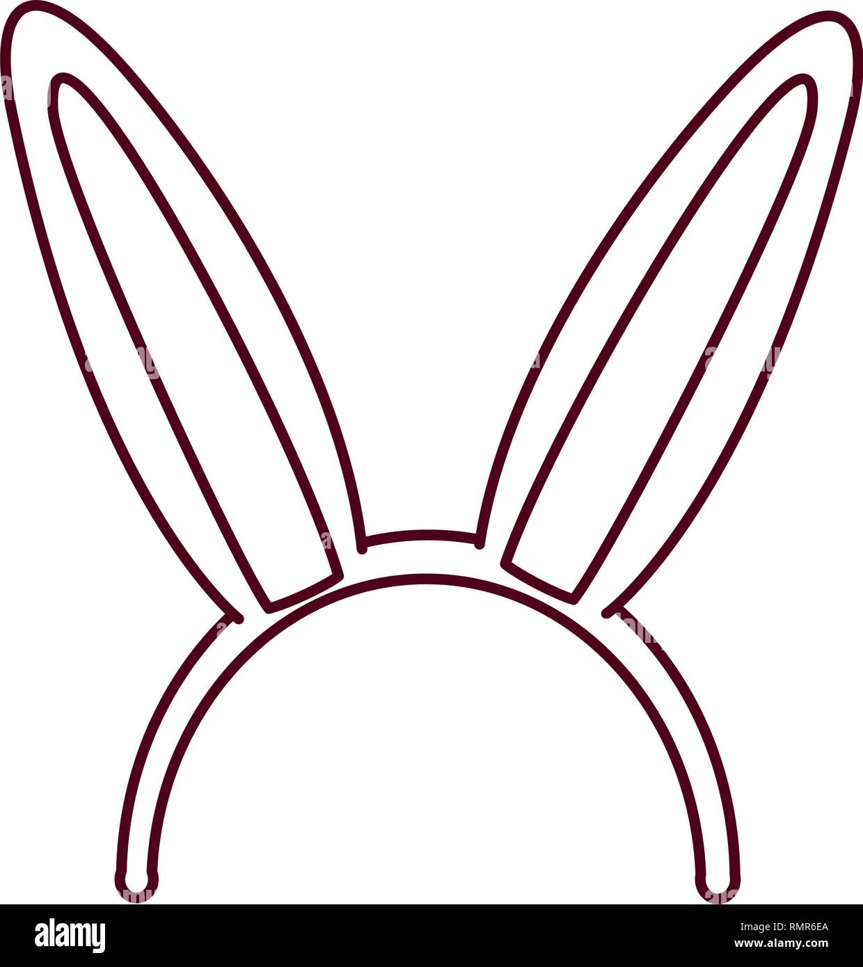 rabbit ears isolated icon Stock Vector Image & Art - Alamy