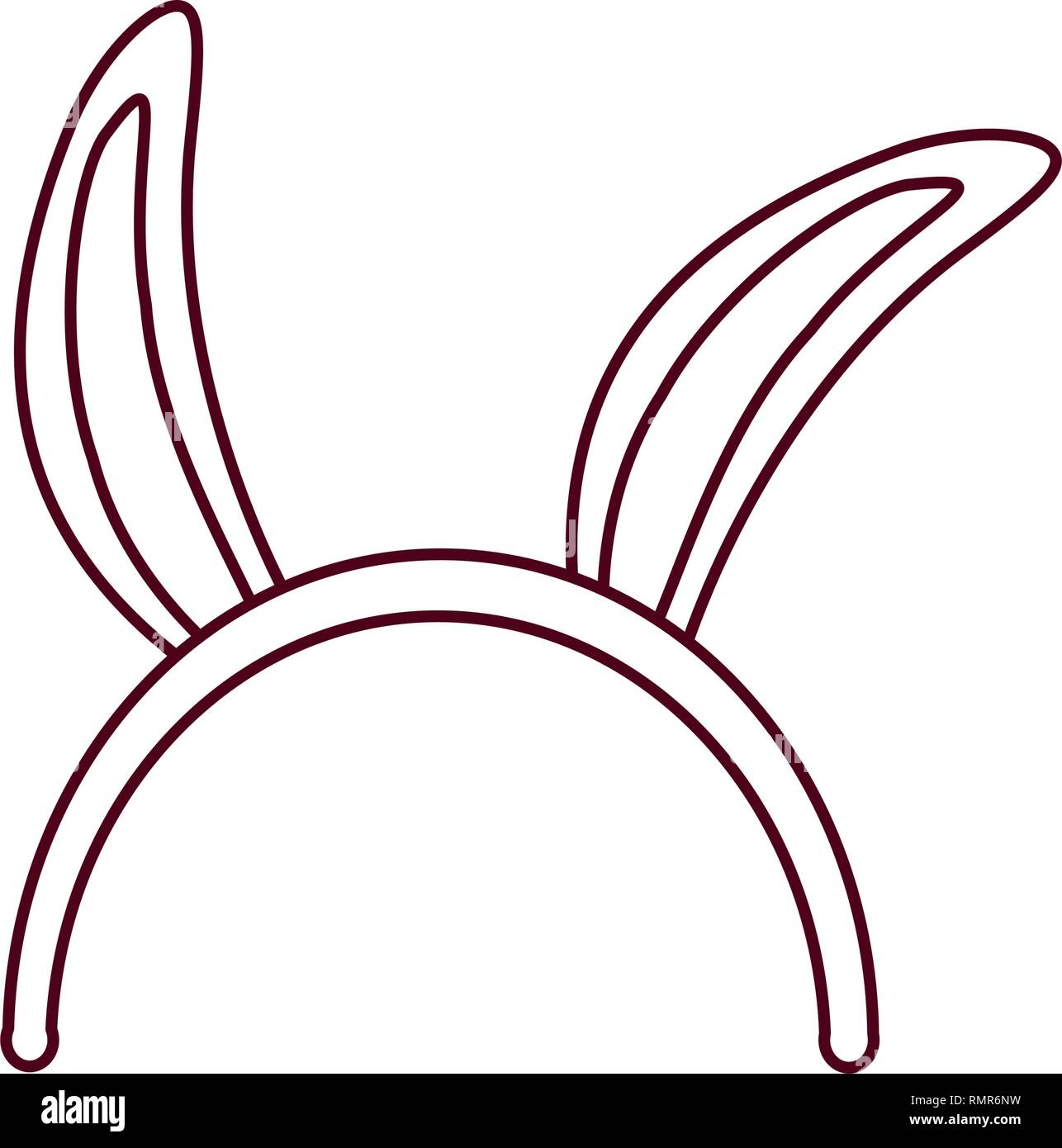 rabbit ears isolated icon Stock Vector Image & Art - Alamy