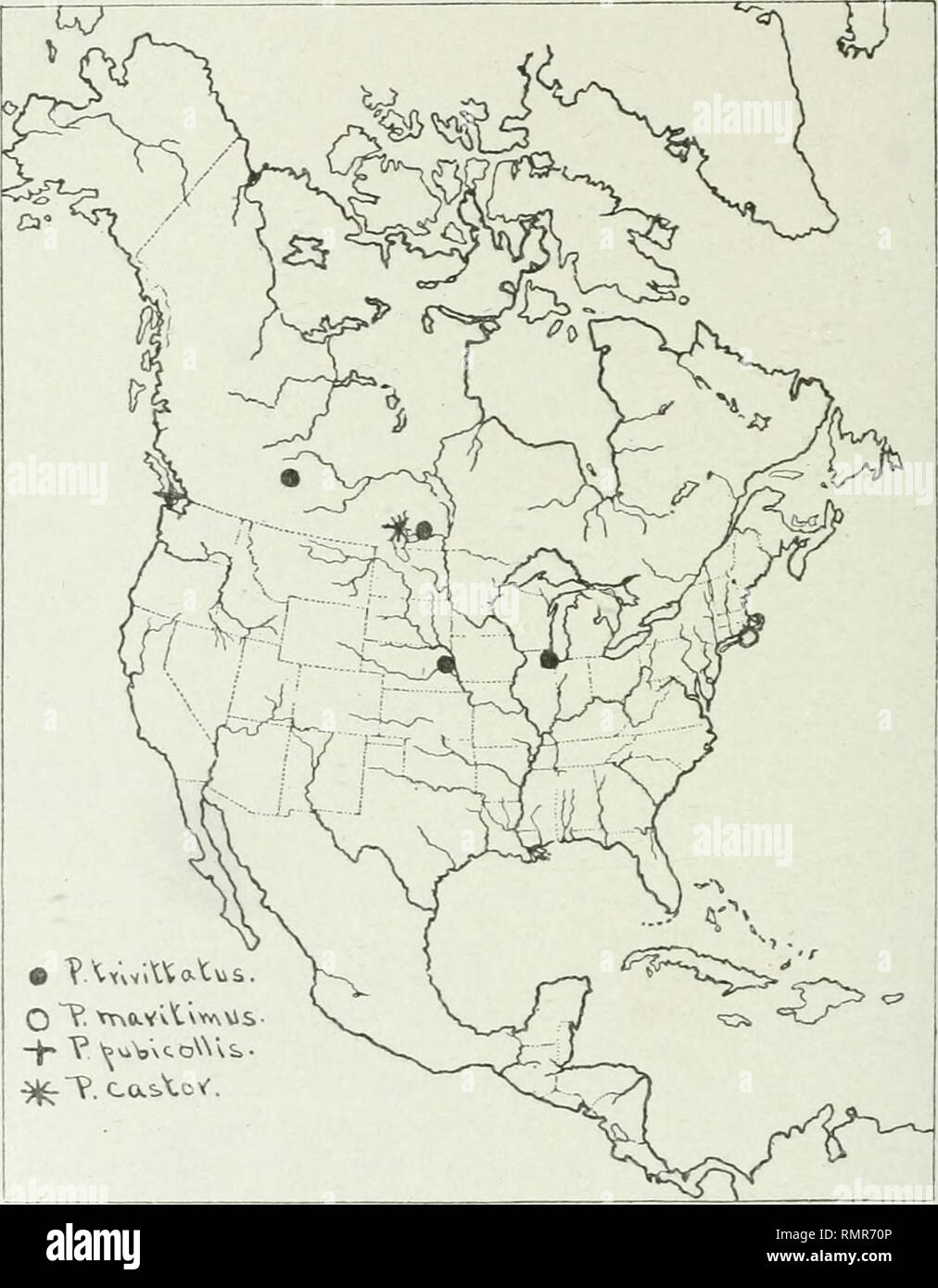 Map of castor hi-res stock photography and images - Alamy