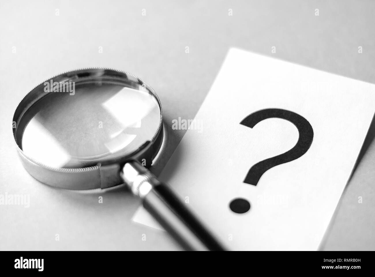 Asking questioning Black and White Stock Photos & Images - Alamy