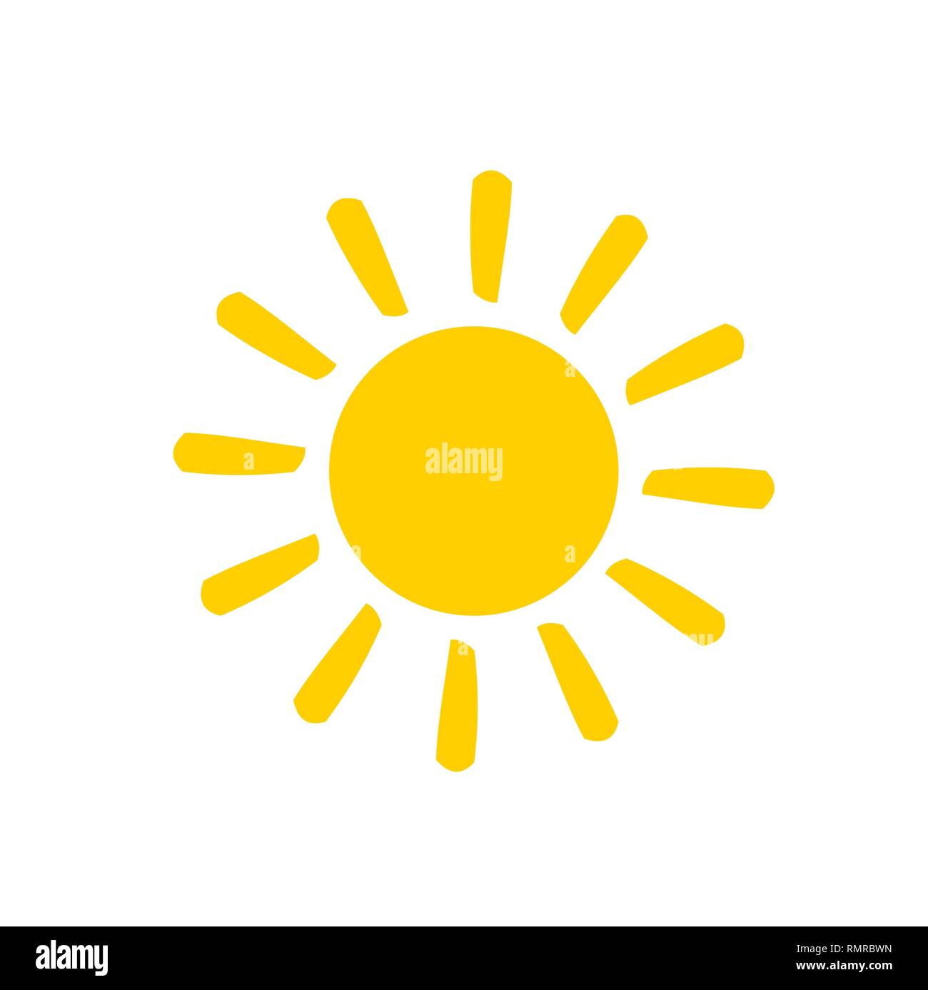 Summer sun vector design Stock Vector Images - Alamy
