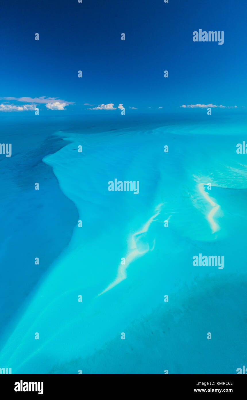 Aerial view, Eleuthera, Bahamas, America Stock Photo - Alamy