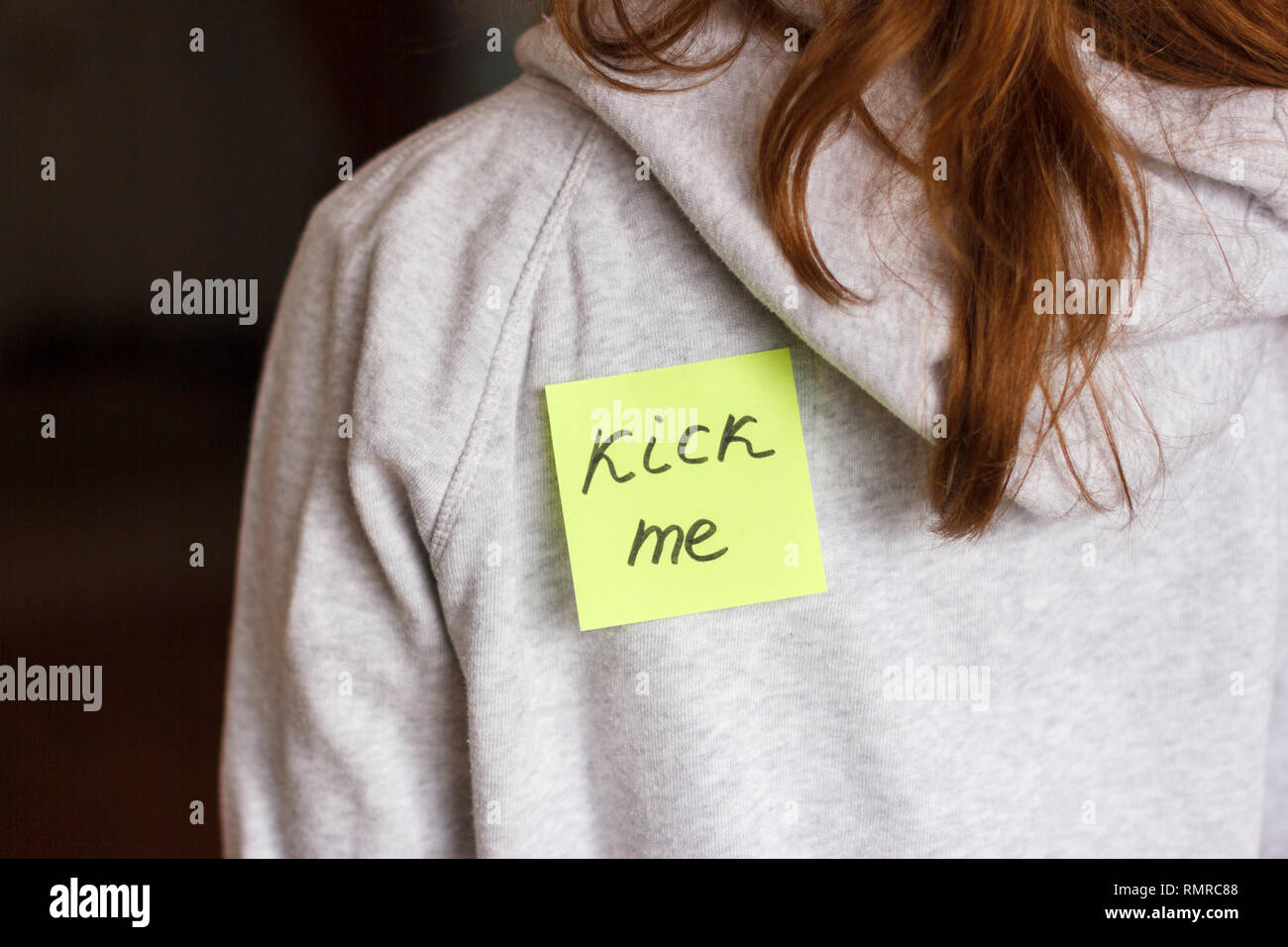 Kick me prank hi-res stock photography and images - Alamy