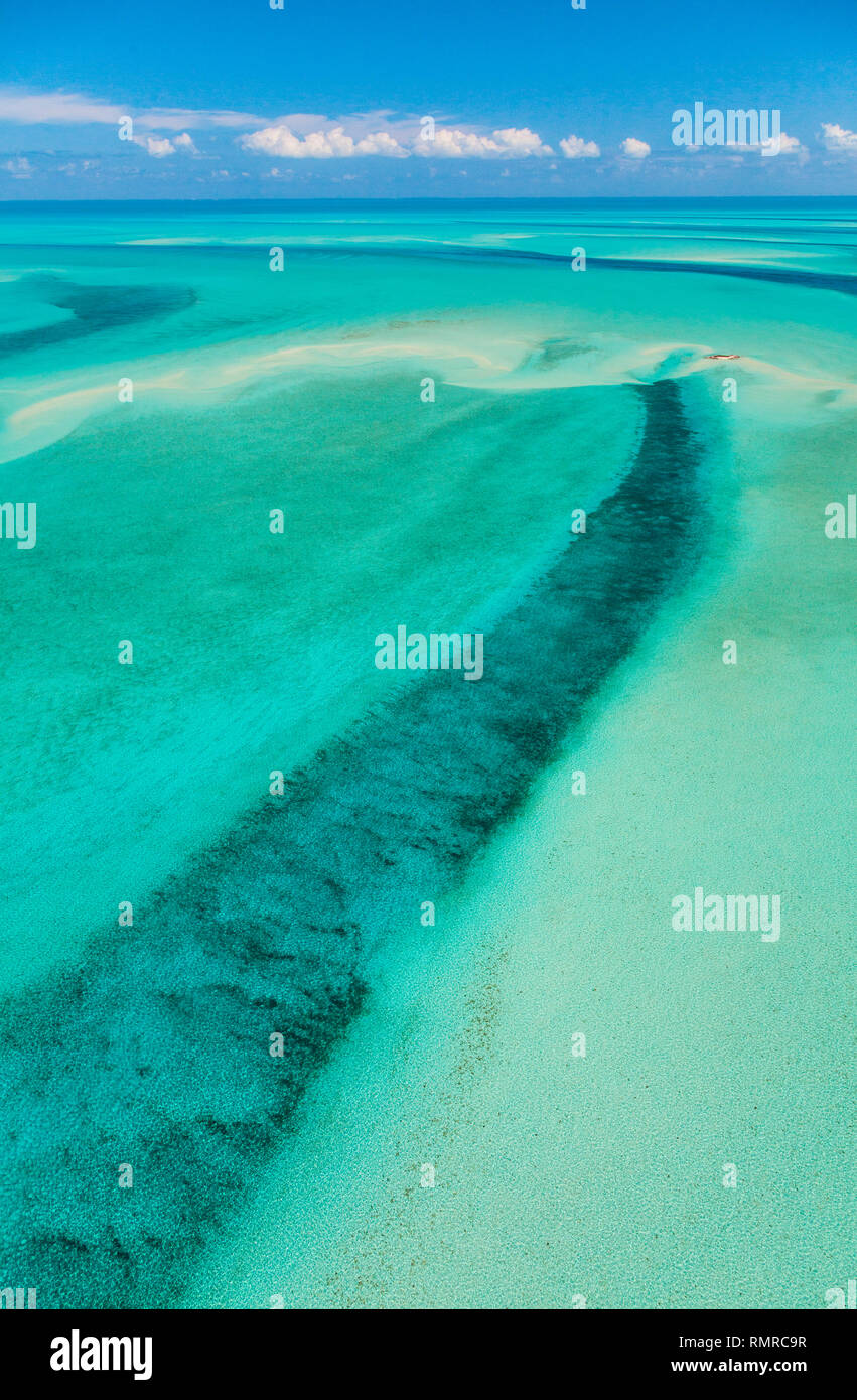 Aerial view, Eleuthera, Bahamas, America Stock Photo - Alamy