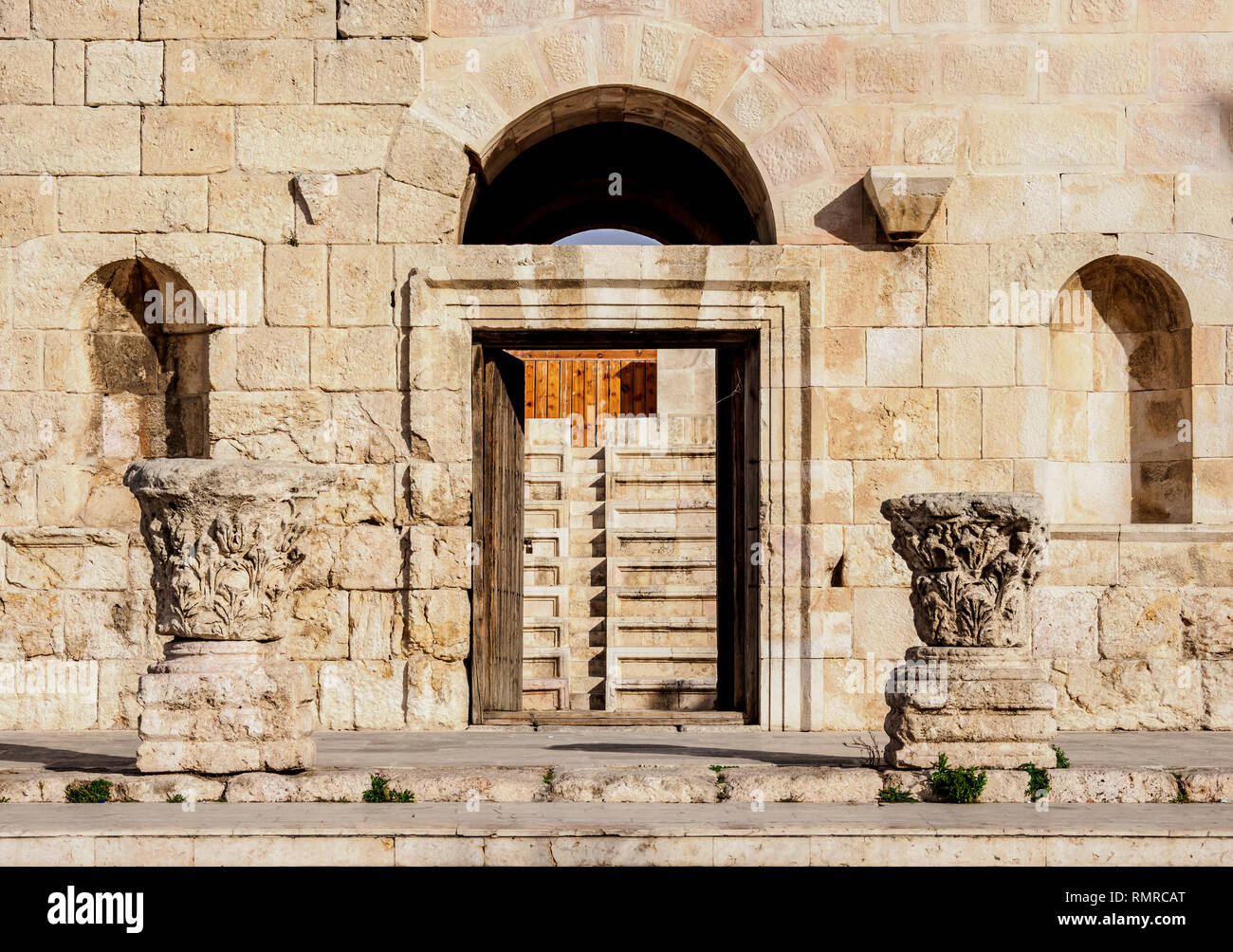 Roman Odeon Theater, Amman, Amman Governorate, Jordan Stock Photo - Alamy