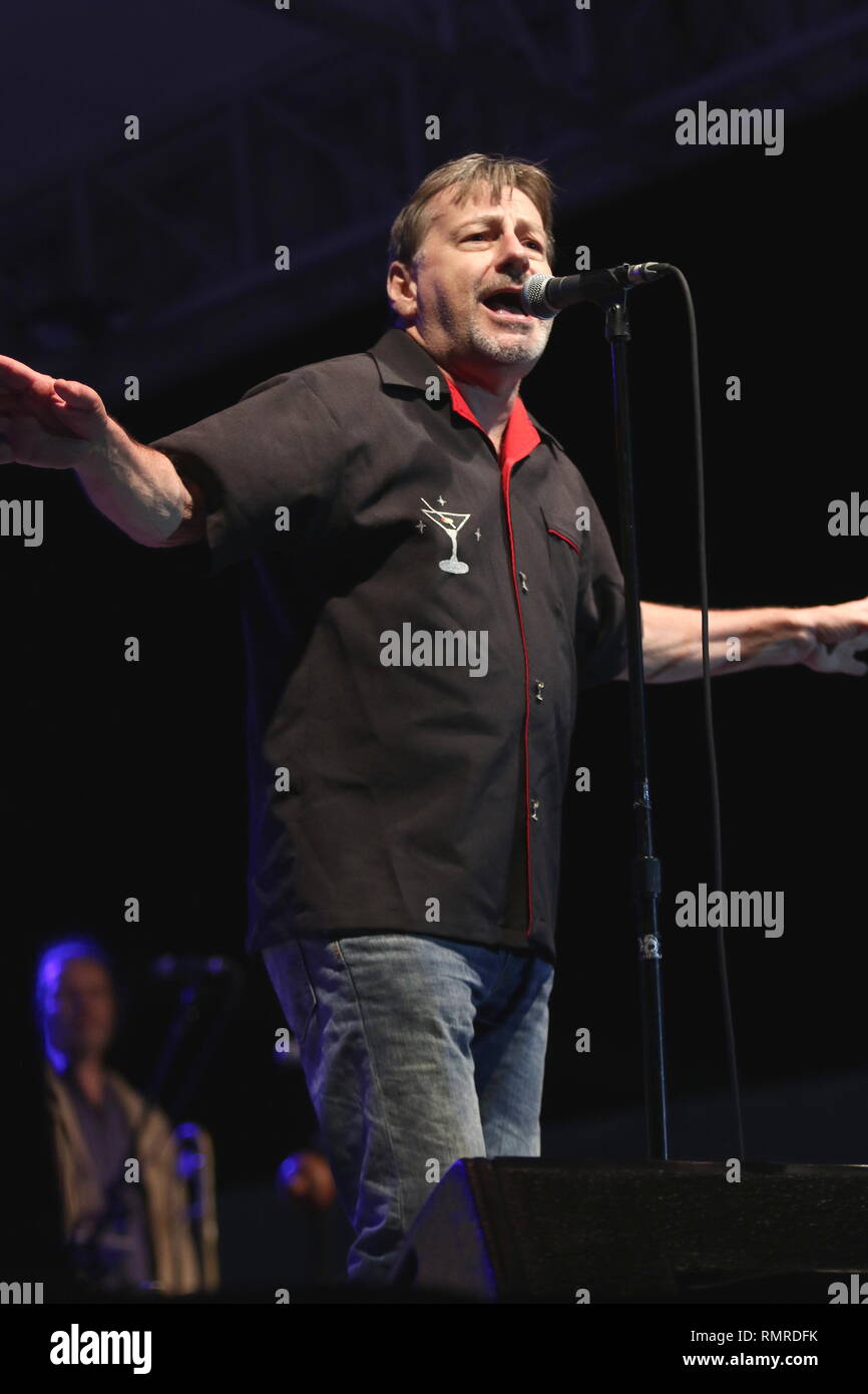 Southside Johnny, real name John Lyon, is shown performing on stage ...