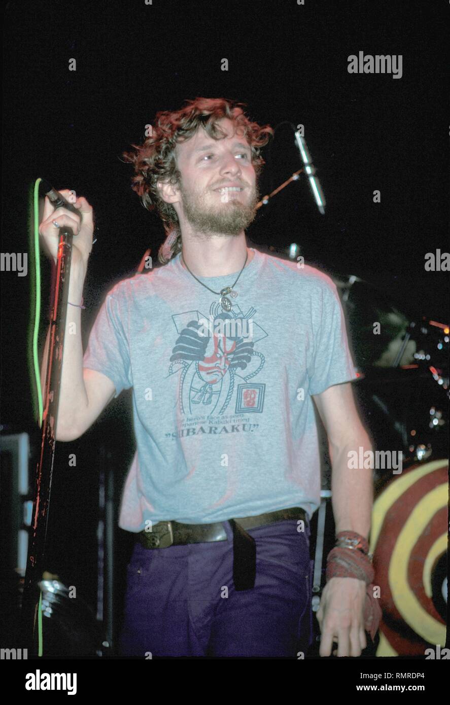 Singer Chris Barron of the rock band The Spin Doctors is shown ...