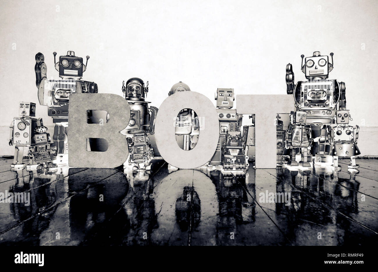 Robot design collection hi-res stock photography and images - Alamy