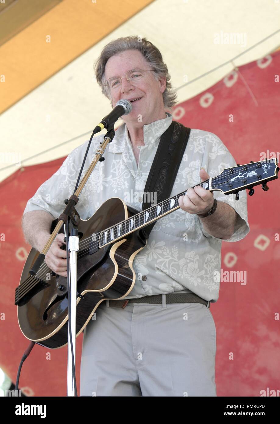 Singer, songwriter and guitarist John Sebastian is shown performing on ...