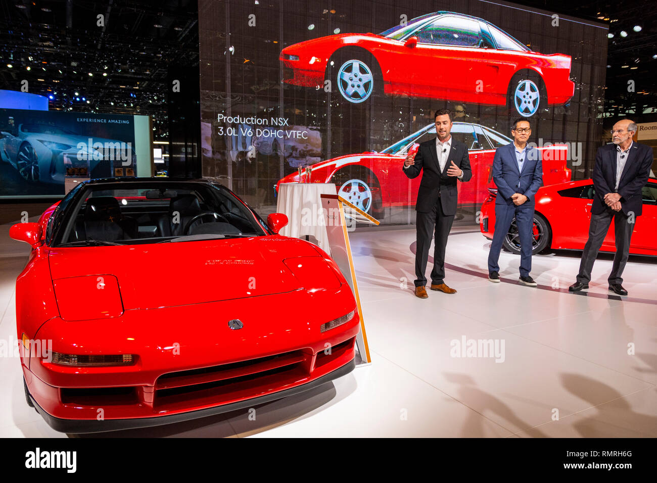 Chicago, IL, USA - February 7, 2019: Sage Marie discussing 30 years of ...