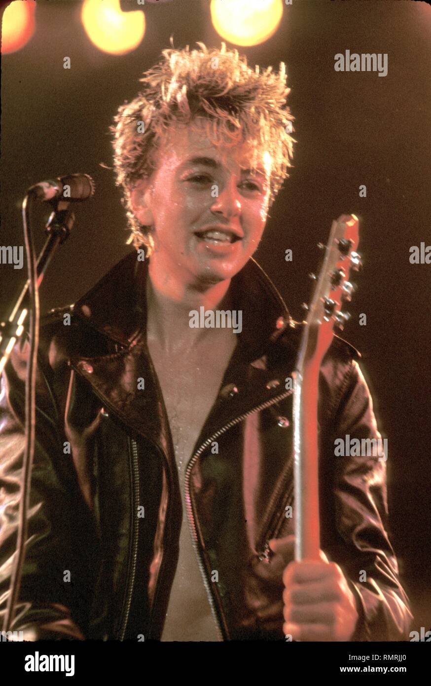 Singer, songwriter and guitarist Brian Setzer of the rockabilly band ...