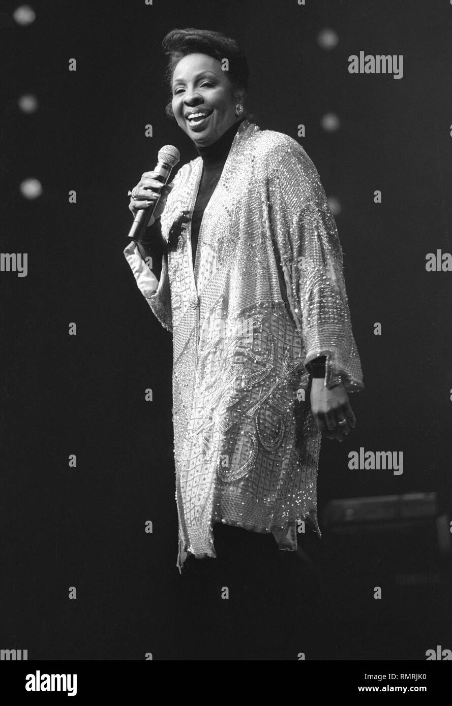 Pips gladys knight Black and White Stock Photos & Images - Alamy