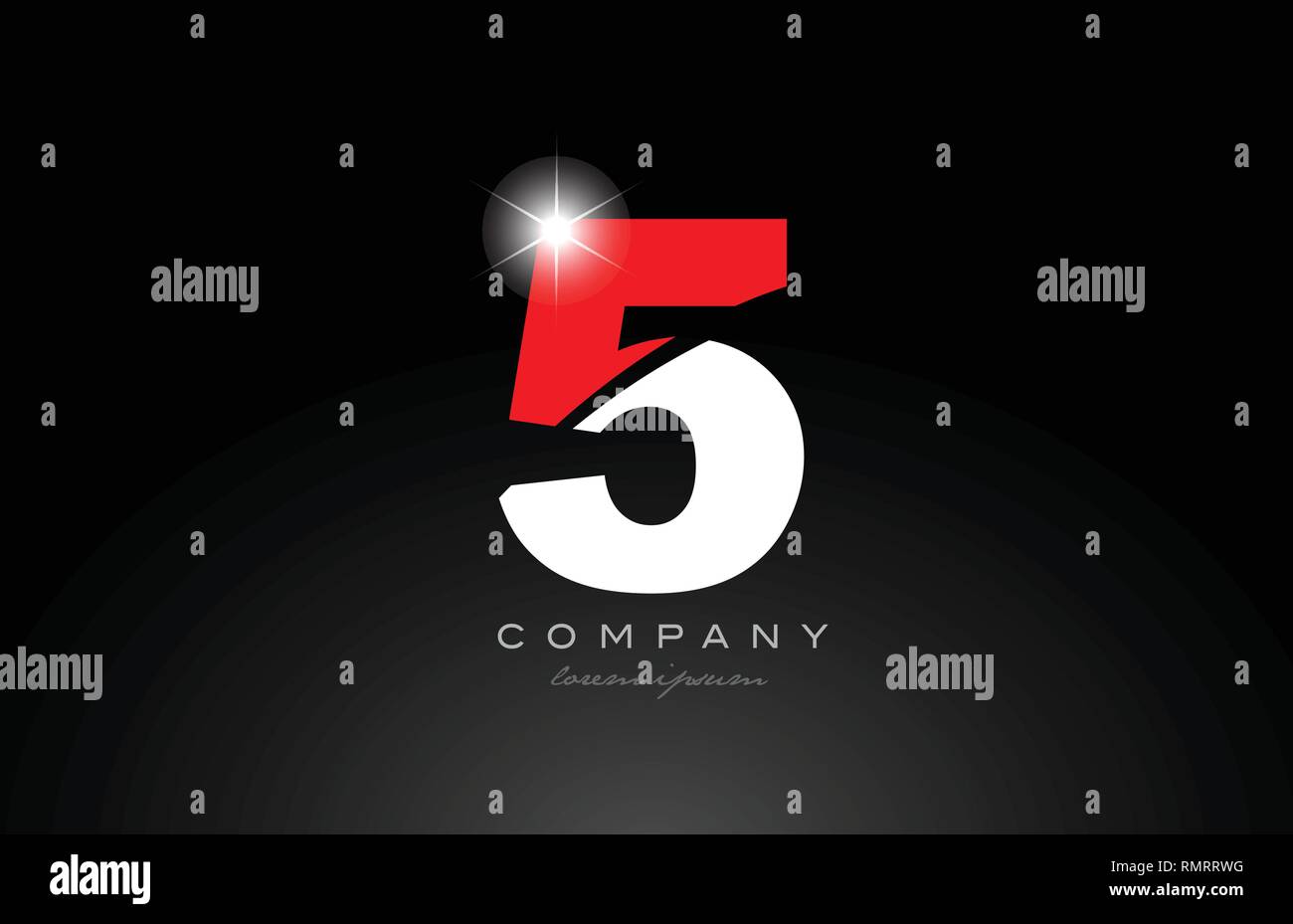 Red 5 Stock Vector Images - Alamy