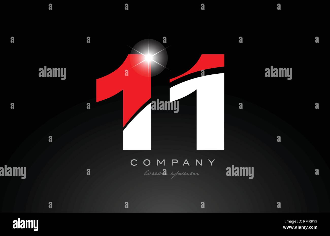 11 logo Stock Vector Images - Alamy