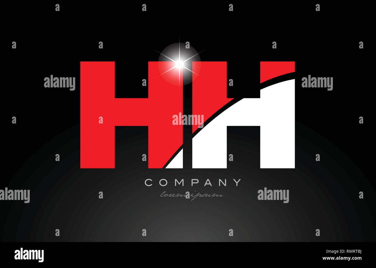 Hh icon Stock Vector Images - Alamy