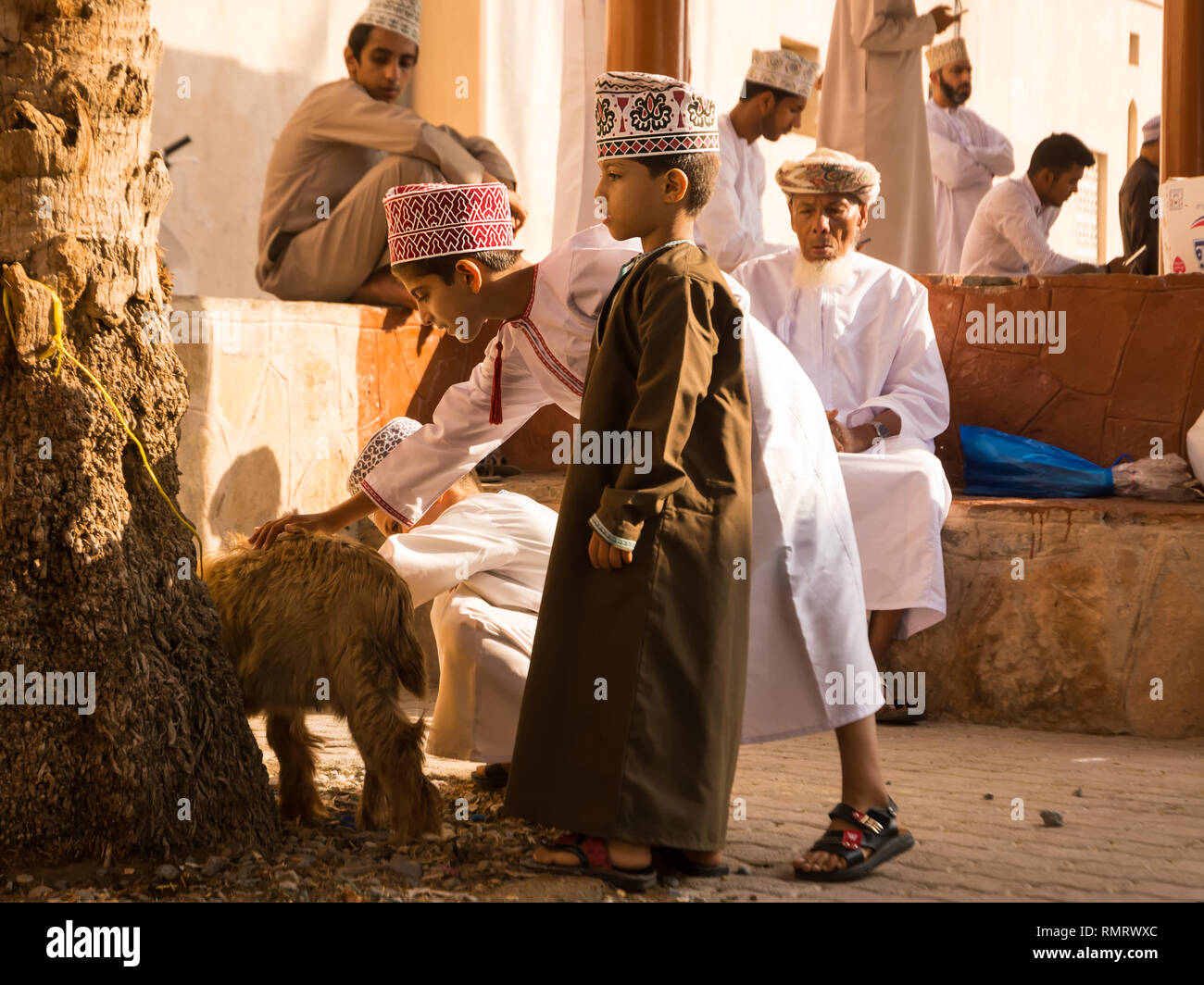Omani children play hi-res stock photography and images - Alamy