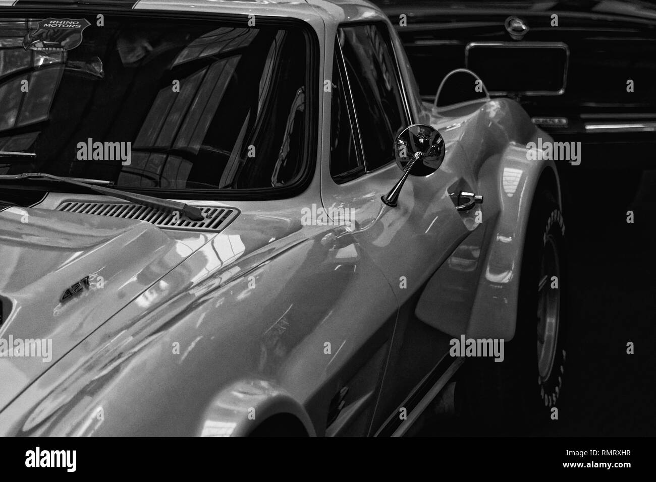 Chevrolet corvette stingray Black and White Stock Photos & Images - Alamy
