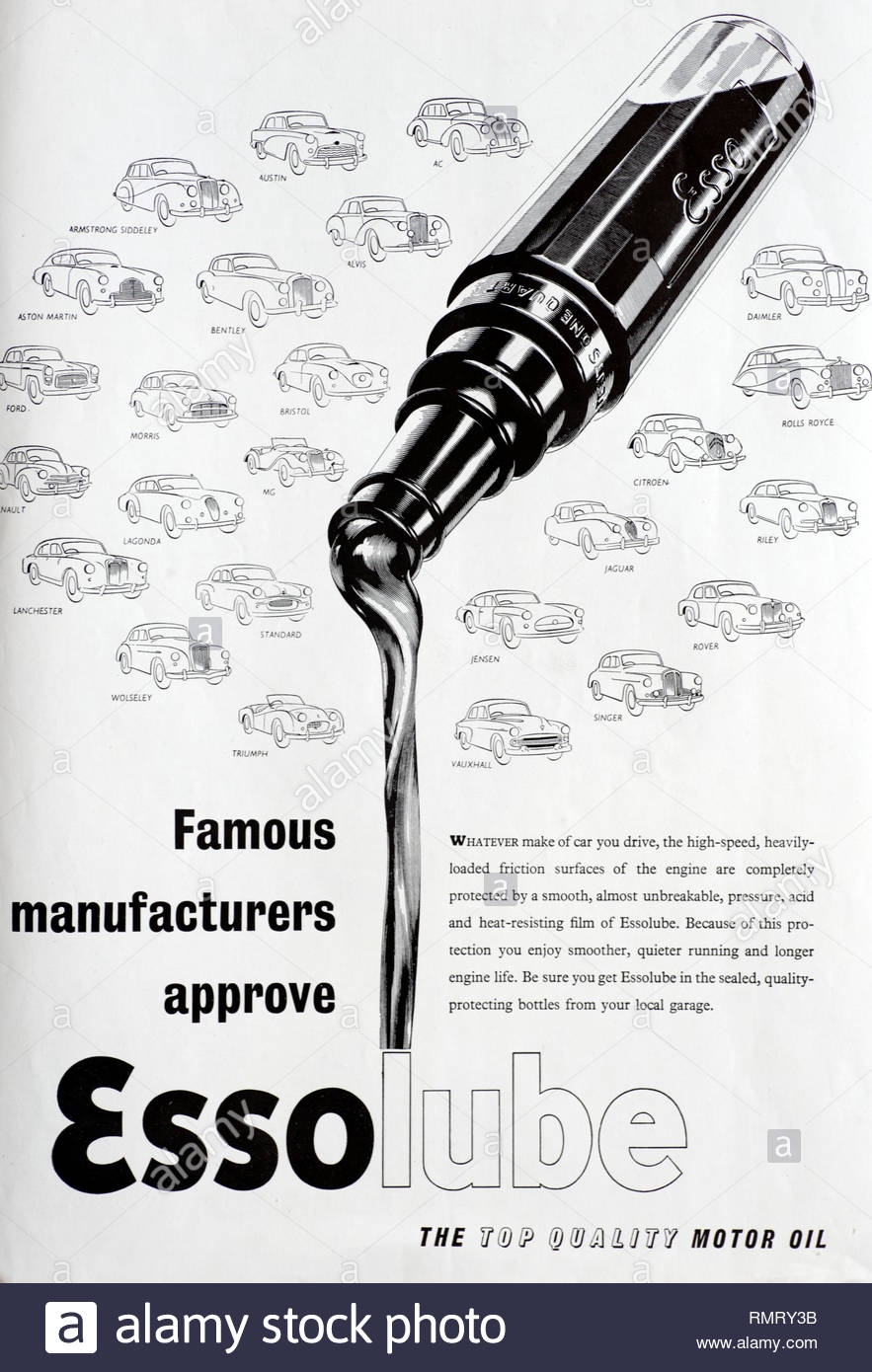 Esso ads hi-res stock photography and images - Alamy