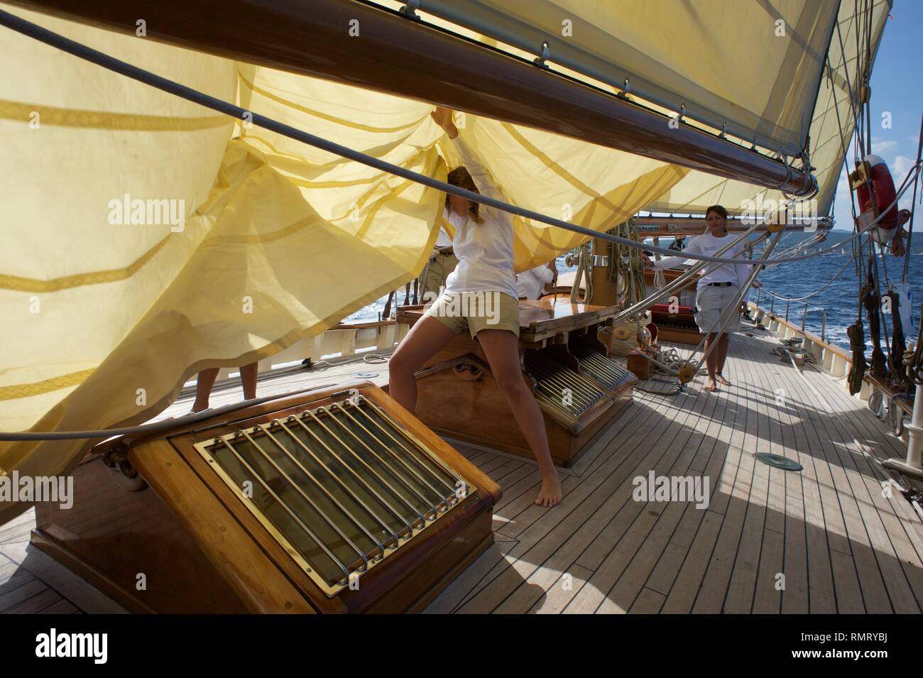 Classic sailing boat hi-res stock photography and images - Alamy