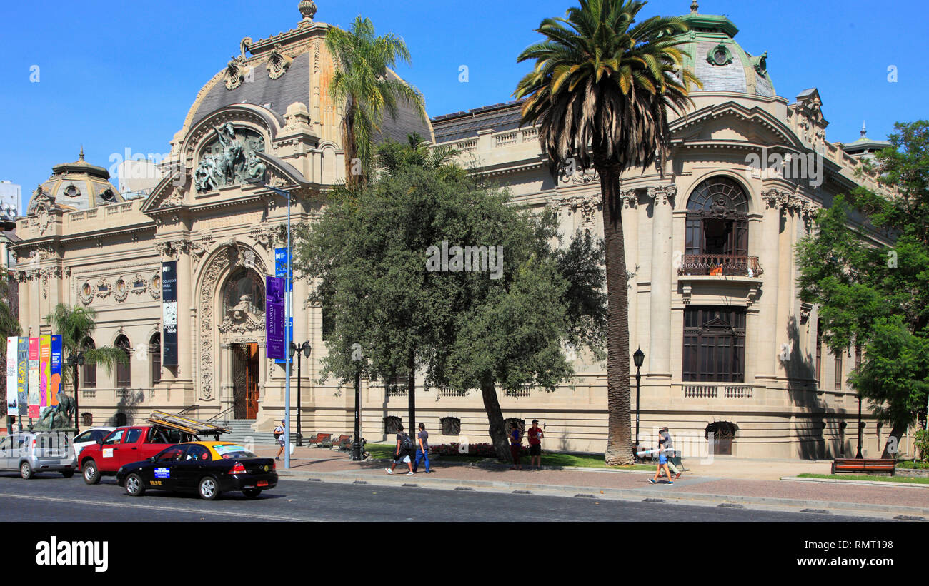 Chile, Santiago, Museo Nacional de Bellas Artes, Fine Arts Museum Stock ...
