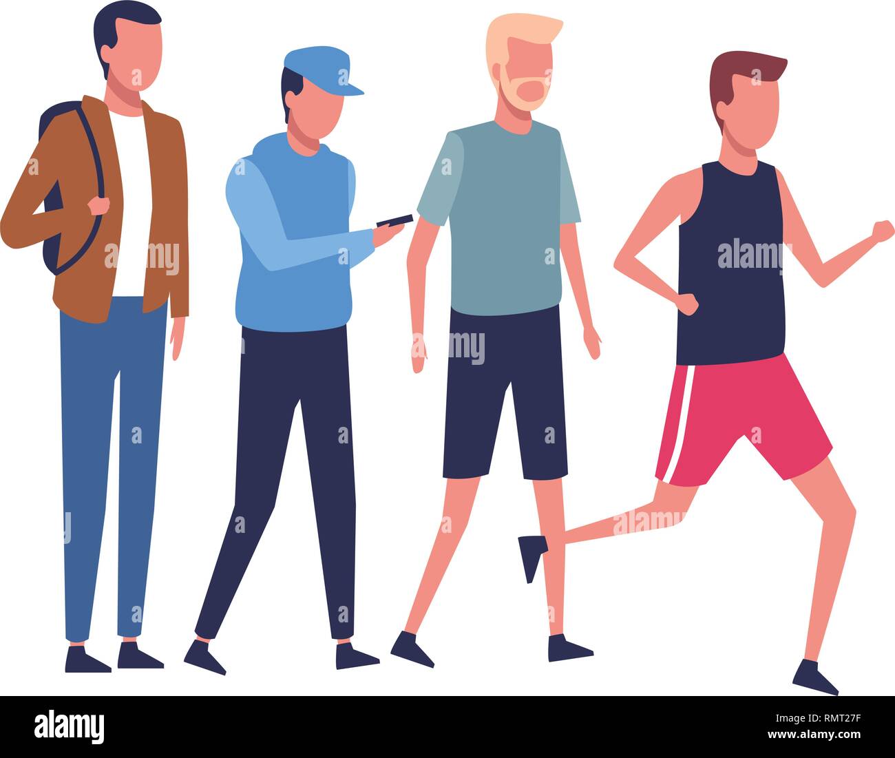 Faceless men Cut Out Stock Images & Pictures - Alamy