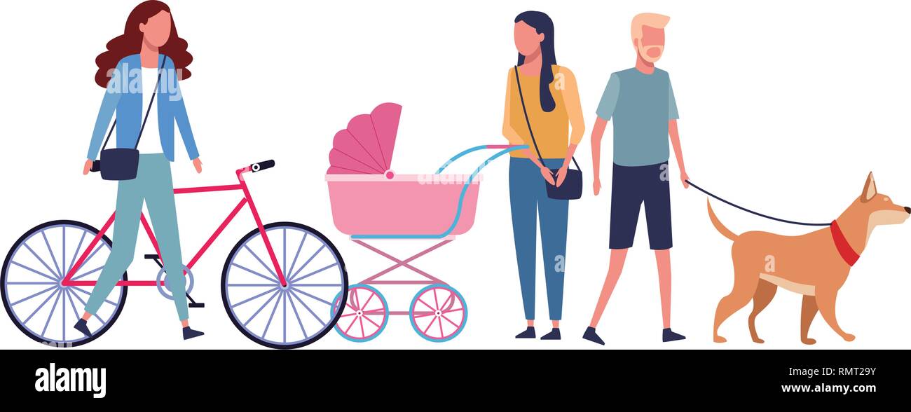 faceless people walking Stock Vector Image & Art - Alamy