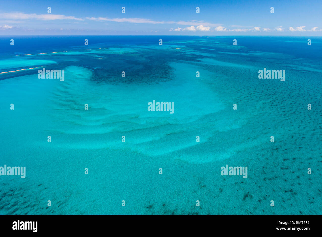 Aerial view, Eleuthera, Bahamas, America Stock Photo - Alamy