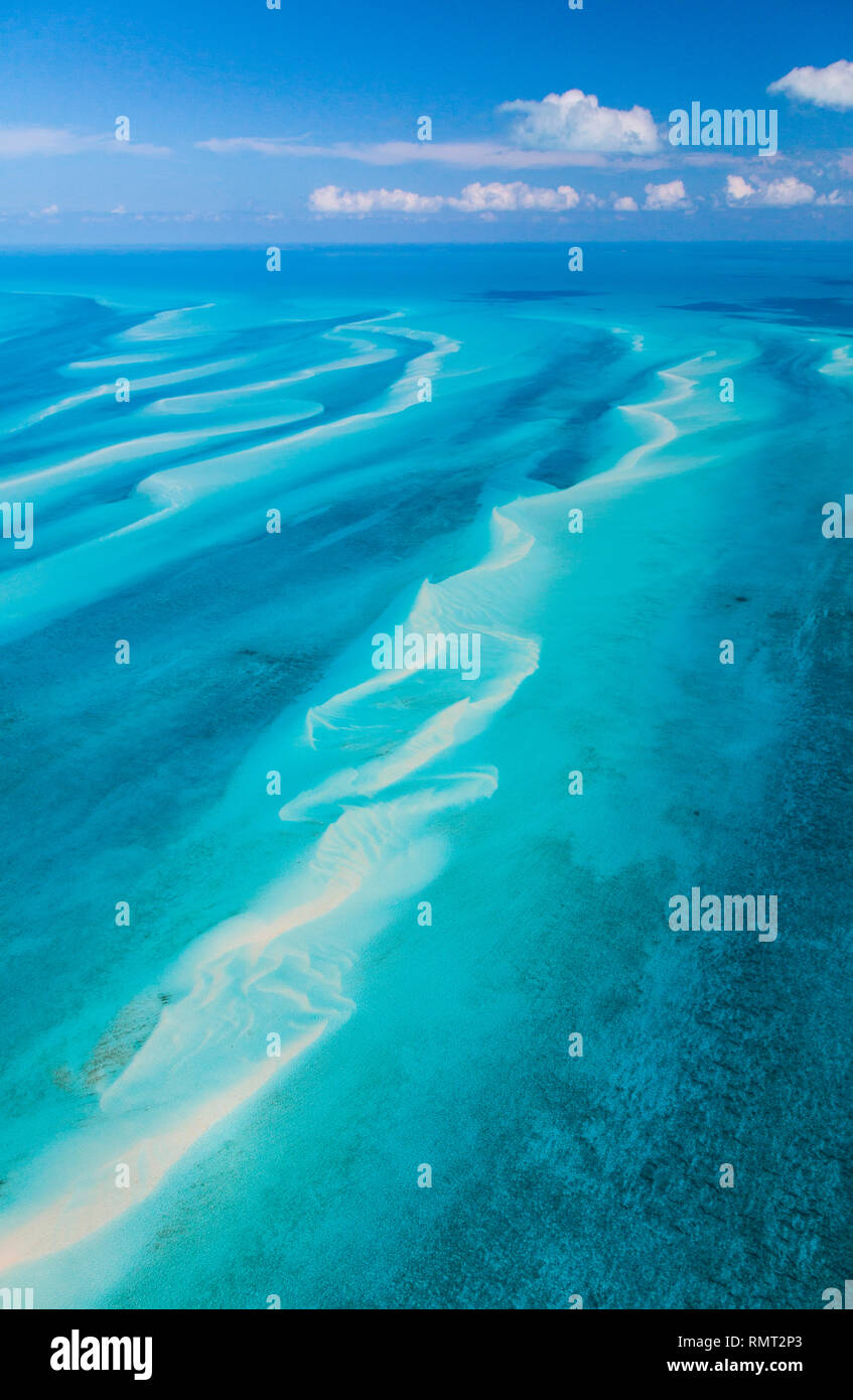 Aerial view, Eleuthera, Bahamas, America Stock Photo - Alamy